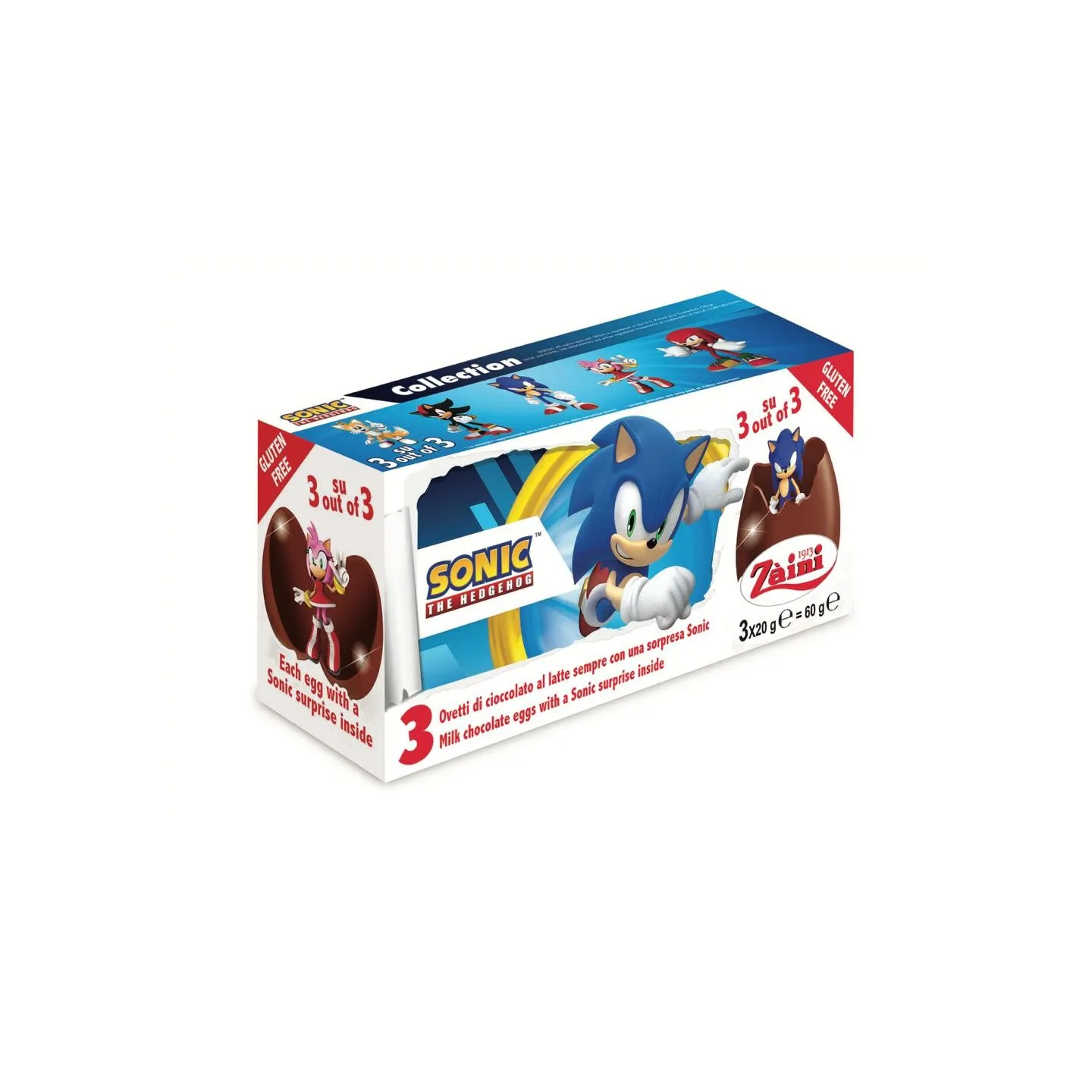 Bip Zaini Pack De 3 Ufs Surprises Sonic X24